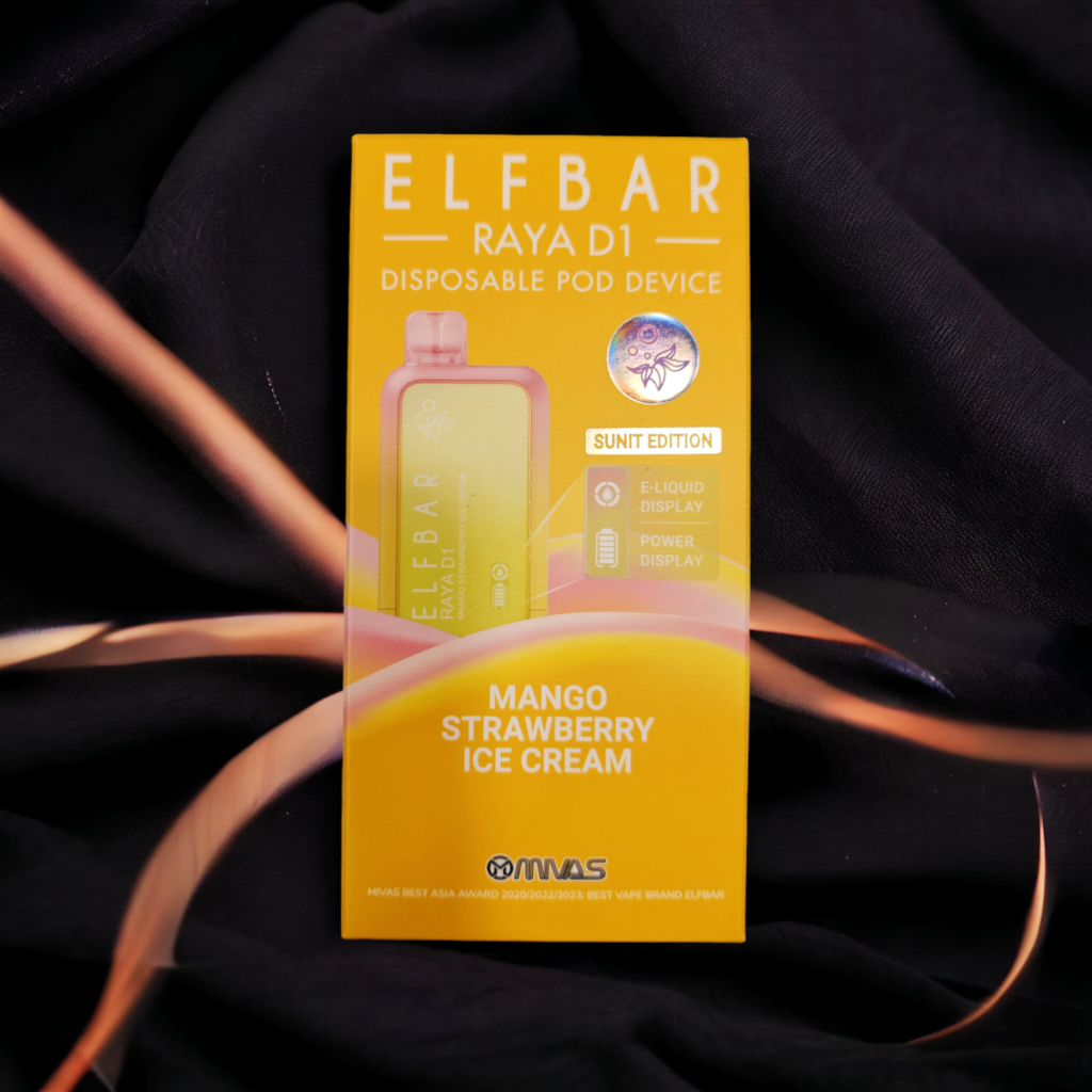 Elfbar Raya D1 – Mango Strawberry Icecream – Vape Culture
